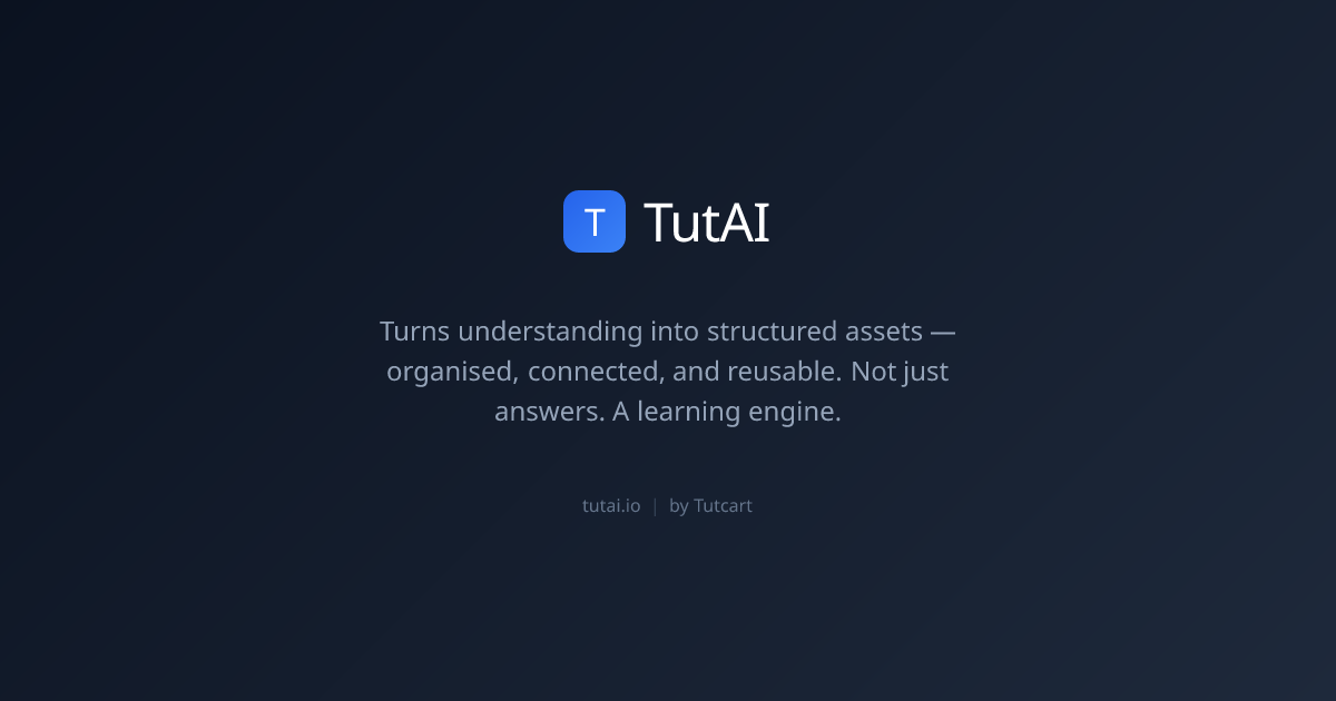 Product — Learning Intelligence Engine | TutAI